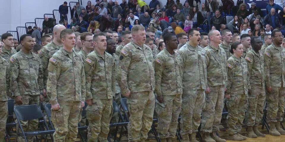 Local National Guard unit has Call to Duty ceremony for first overseas ...