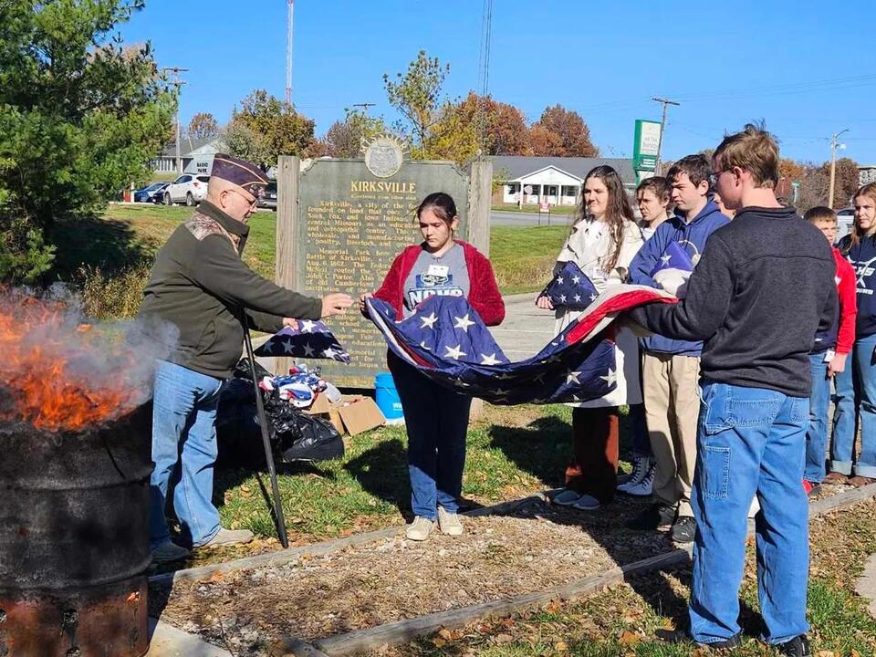 Northeast Christian High School and veterans host honorable flag ...