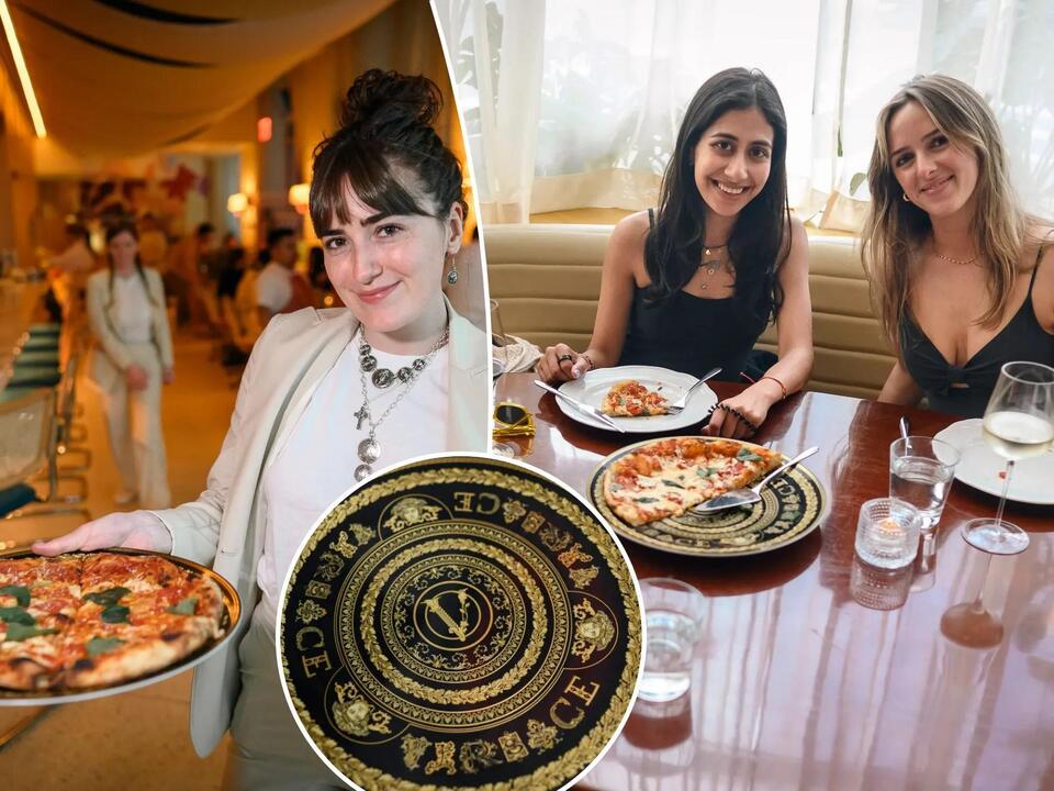 NYC hotspot only makes 15 pizzas a week — and the secret menu item is served on a $500 Versace plate