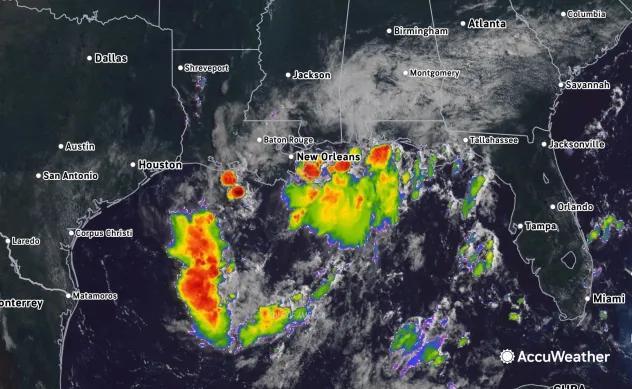 Tropical downpours from Gulf storm to reach Texas - NewsBreak