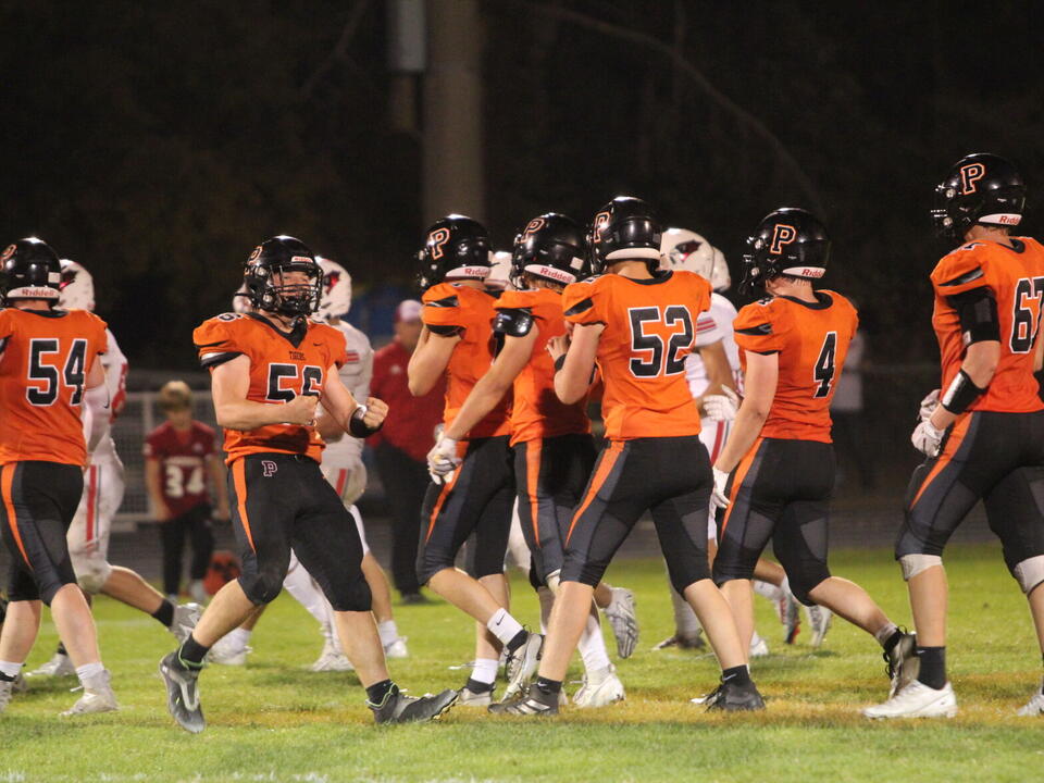 Princeton football survives late rally, Milaca falls in section playoffs
