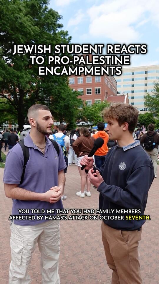 How should jewish students react to pro-palestine protests such as this ...