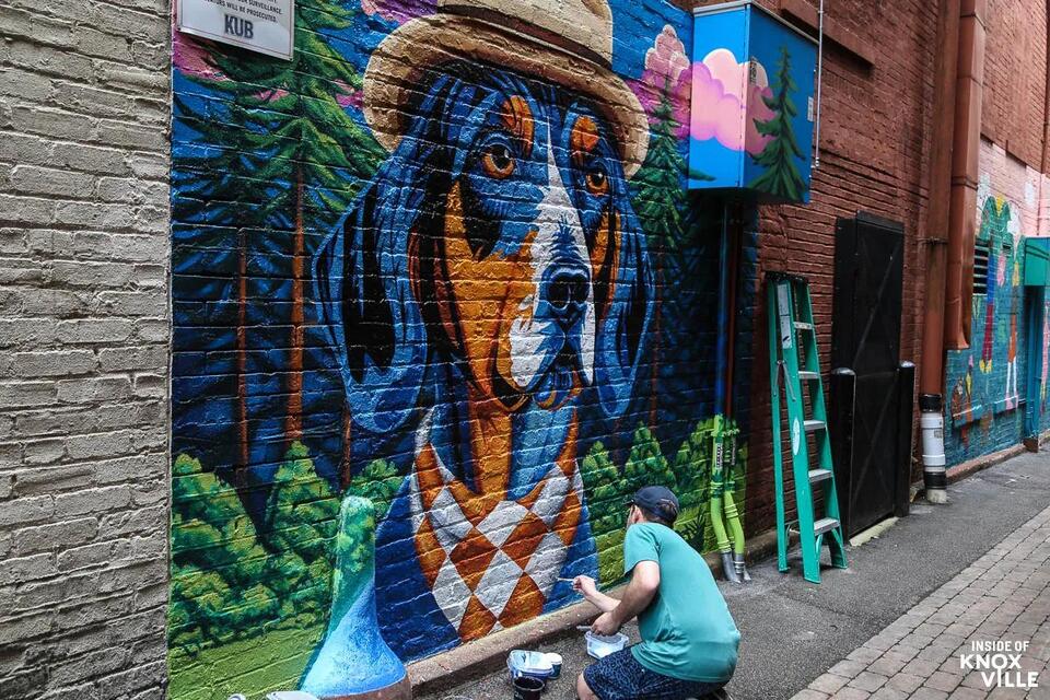 Seven New Murals Mingle with the Old in Strong Alley - NewsBreak