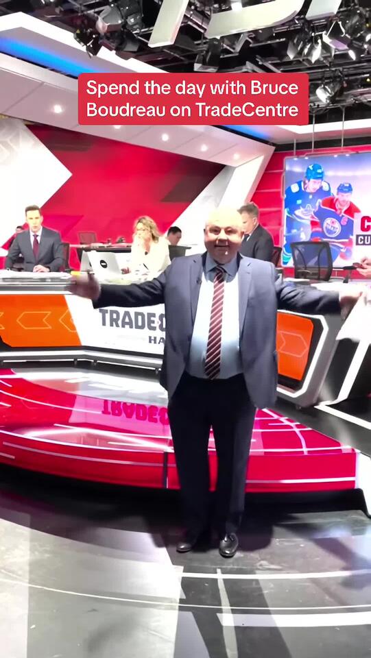 Bruce Boudreau took us along for his day on TradeCentre - NewsBreak