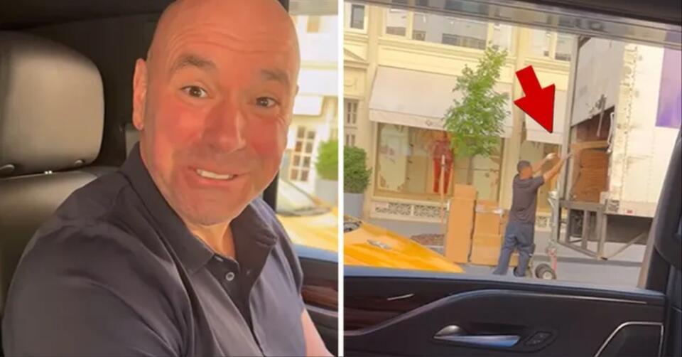 UFC boss Dana White’s viral video showing careless FedEx worker leads ...