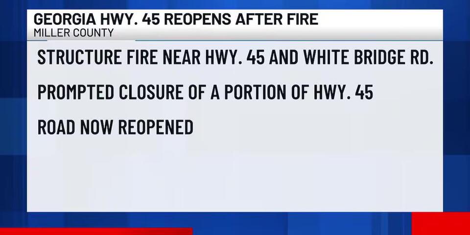 UPDATE: Portion of Highway 45 reopens in after brief closure for ...