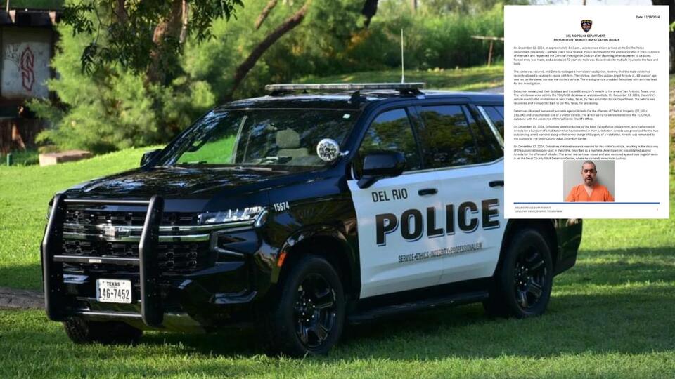 Del Rio Police Update on Homicide Investigation Following Welfare Check - NewsBreak
