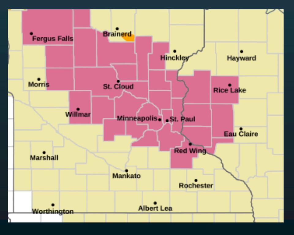 Strong Winds and Hail Possible This Evening Along and North of the I-94 ...