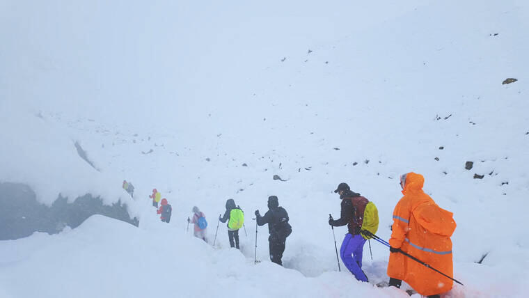 Mount Everest just recorded some of its most intense snowfall ever ...