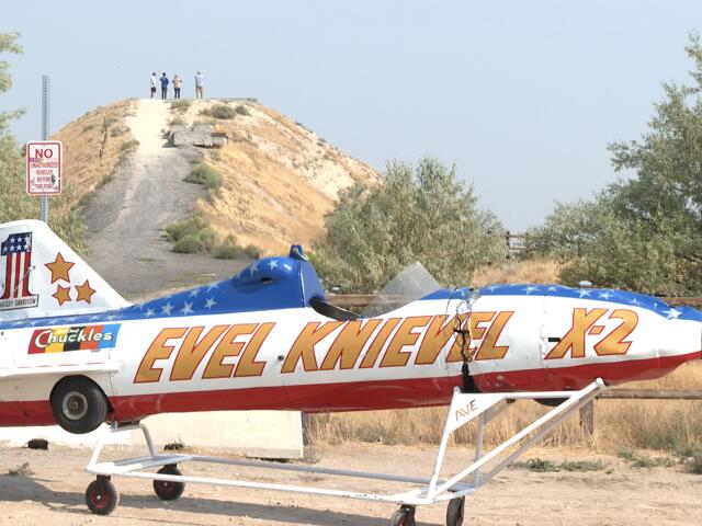 50 years later, Evel Knievel's rocket returns to the jump site in Twin ...