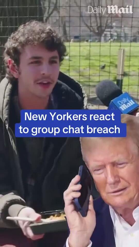 New Yorker's react to the top secret text thread that Jeffrey Goldberg ...