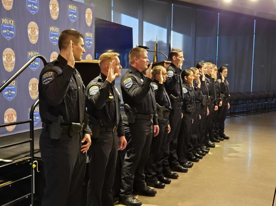 Rochester Police Department Welcomes New Officers - NewsBreak