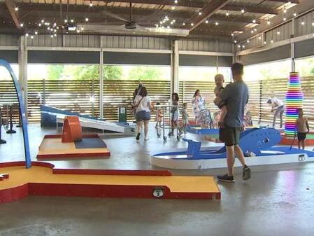 Mini golf back at Mother Road Market a year after Father's Day storm