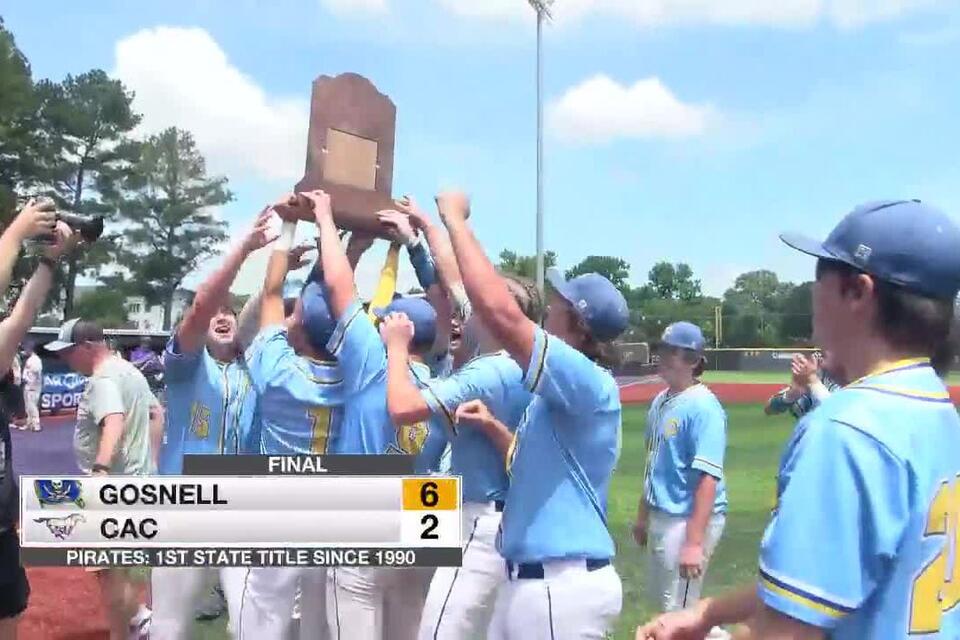 2024 3A Baseball Championship: Gosnell beats CAC 6-2 to win first State ...