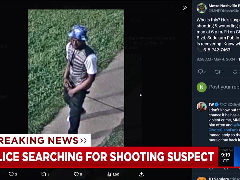 Police searching for shooting suspect