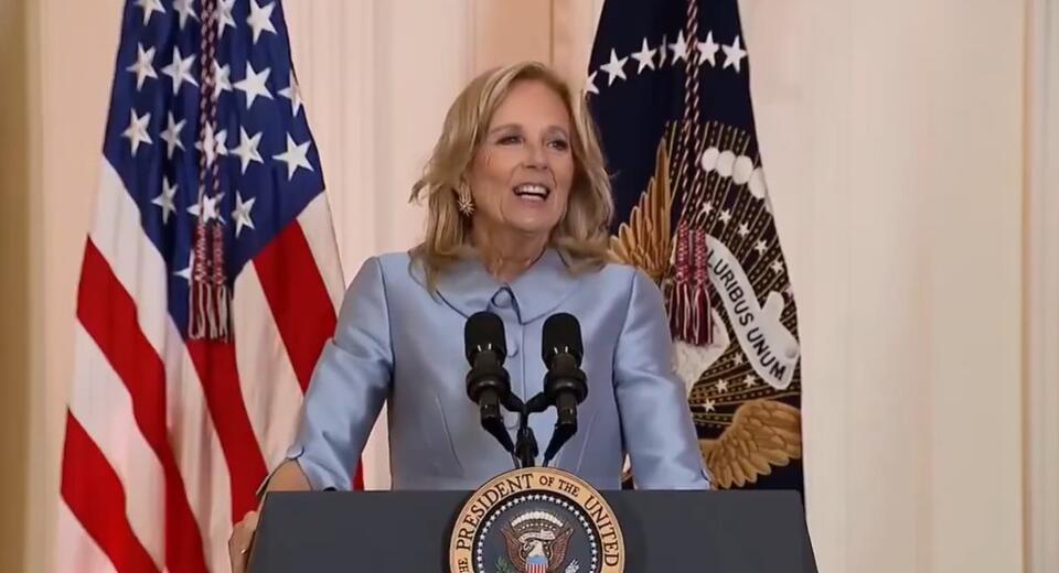 Audience Erupts With Laughter As Jill Biden Appears To Mock Vice ...