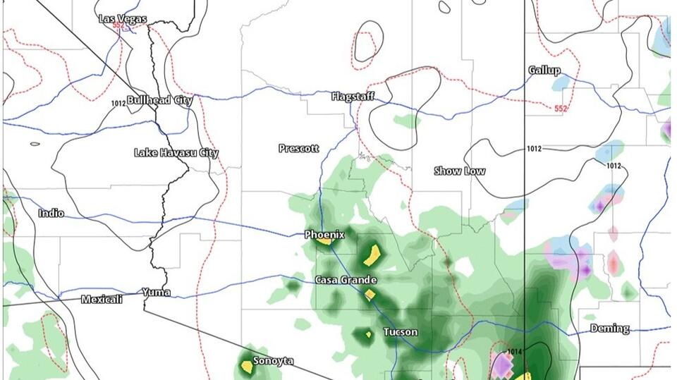 Warm and Dry—But Not for Long: When Arizona Could See Rain Again ...