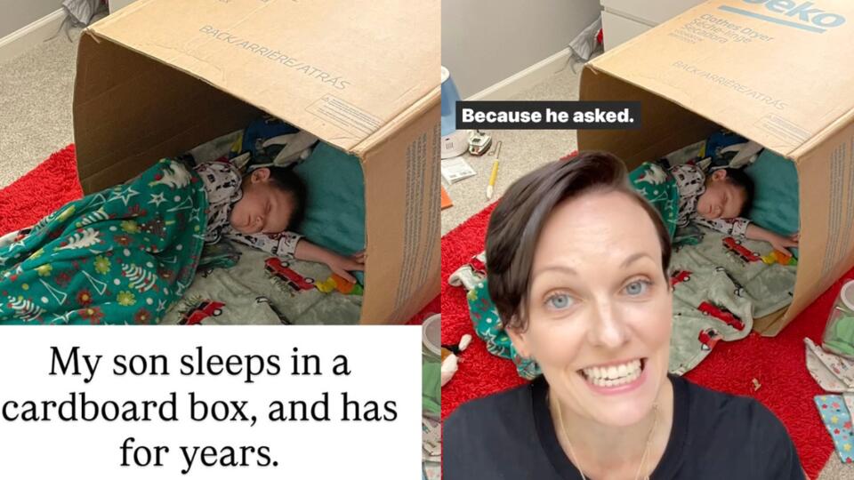 Mom Has Been Letting Her Son Sleep in a Cardboard Box for Years & She ...