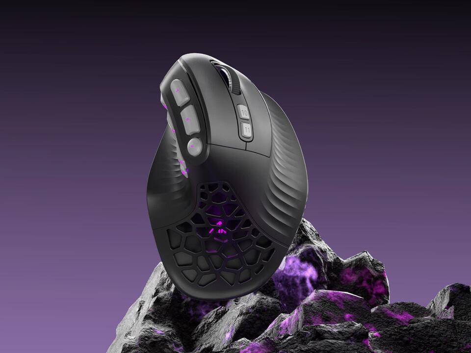 This Insane Vertical MMO Mouse Packs 10 Thumb Buttons And A 45-Degree ...