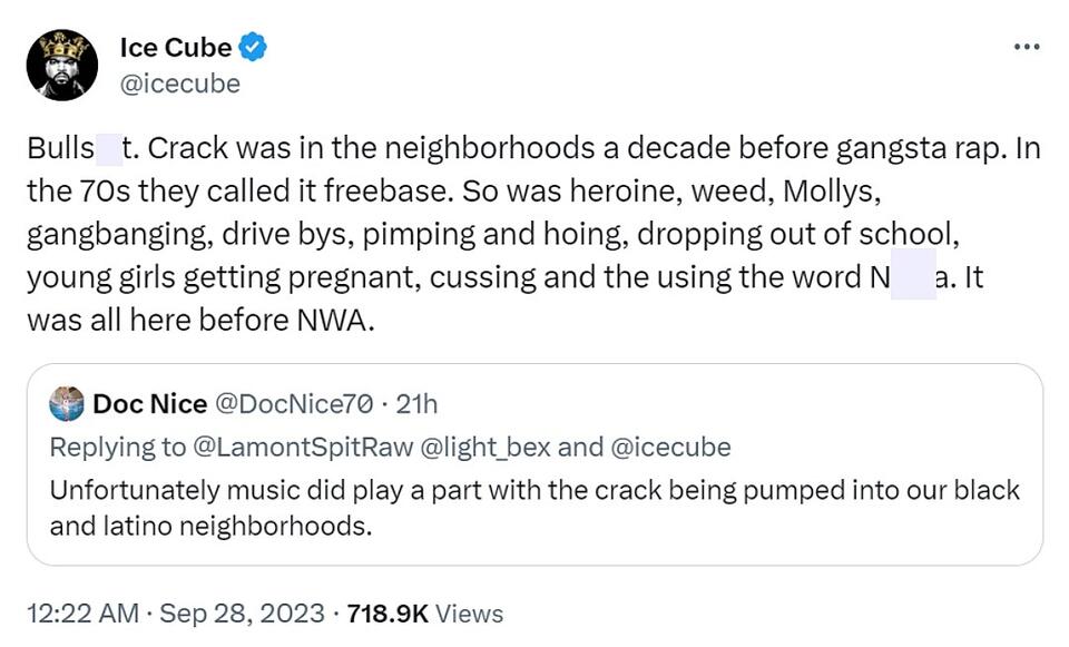 Ice Cube’s Responds to Candace Owens’ Weird Theory on Gangsta Rap’s ...