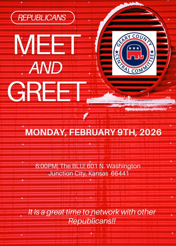 Geary County Republican Party hosting Meet-and-Greet with Governor ...