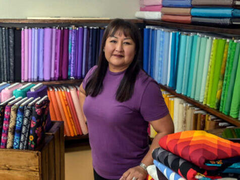Award-winning Native star quilt maker opens storefront
