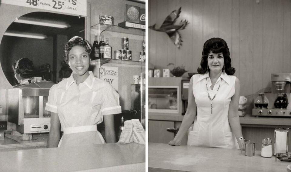 15 Vintage Photos of Retro Diner Waitress Uniforms We Absolutely Love ...