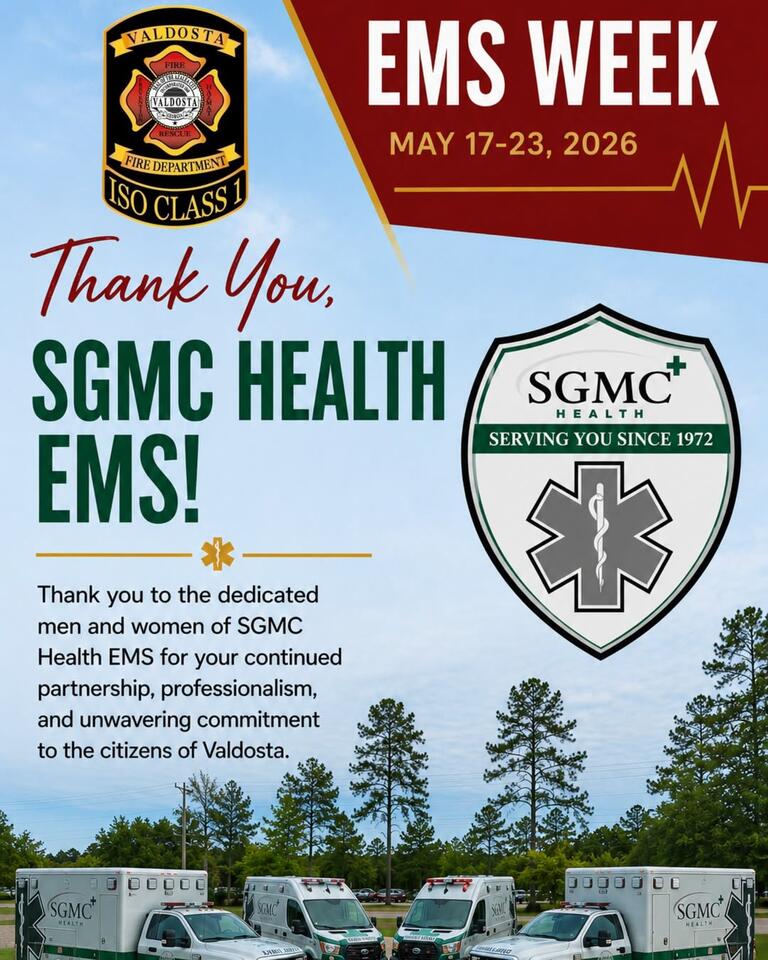 VFD Honors SGMC EMS During National EMS Week - NewsBreak