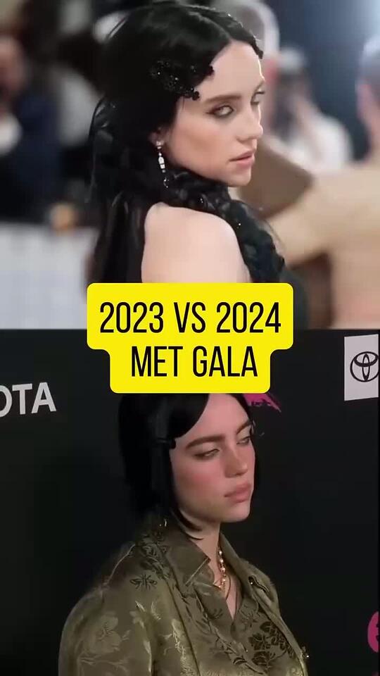 2023 VS 2024 met gala actor fy psydney sweeney kendall jenner elle ...