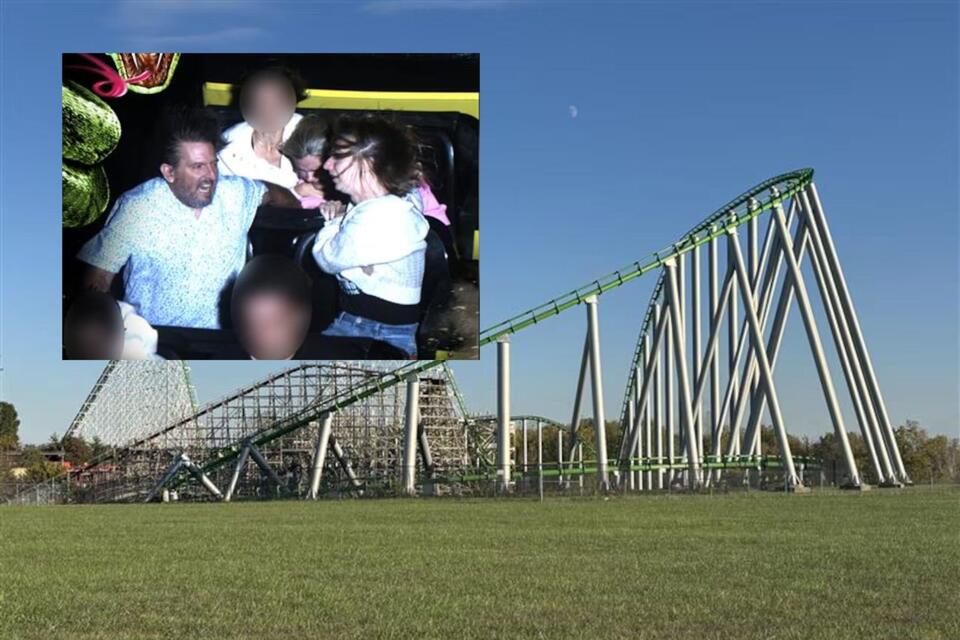 Teenager Almost Falls Out Of Roller Coaster When Harness Fails Mid-Ride ...