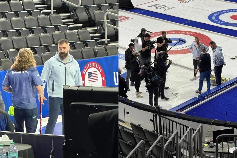 Jason & Kylie Kelce In Sioux Falls for Team USA Curling Trials - NewsBreak