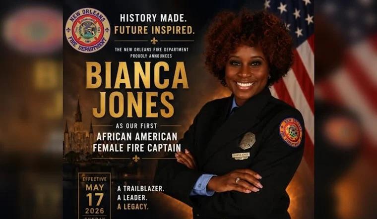 Bianca Jones Blazes Trail As New Orleans’ First Black Woman Fire ...