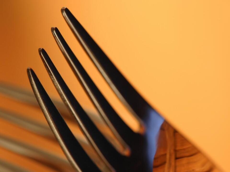 Stabbed in the face with a Fork