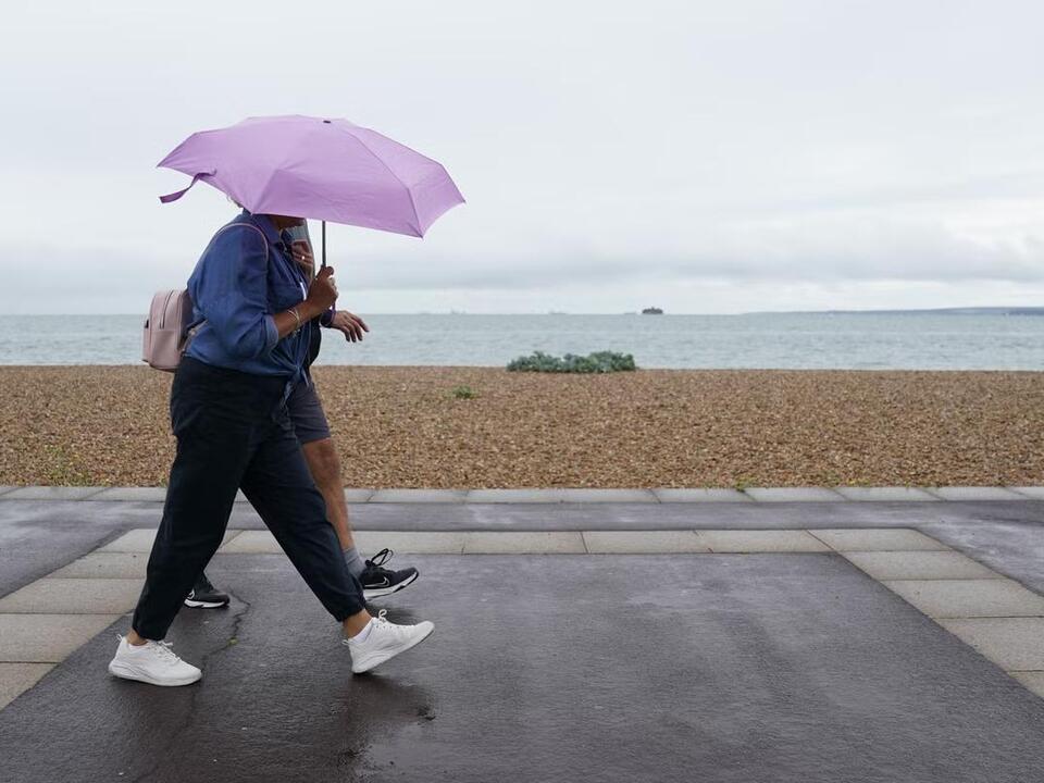 Two days of heavy rain forecast across southern Britain