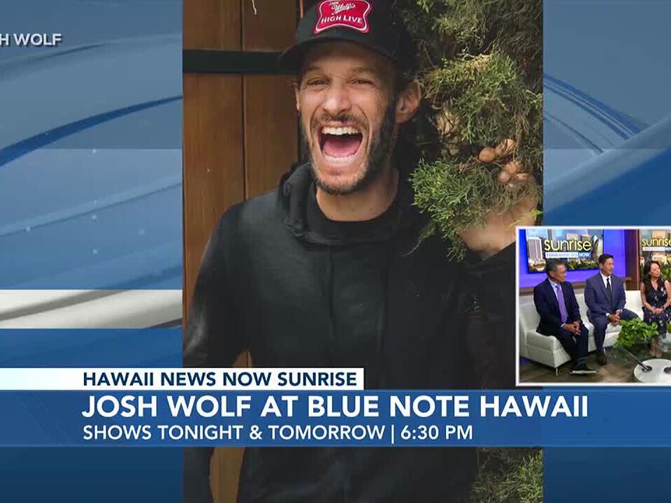 Comedian Josh Wolf on Sunrise before Blue Note performances