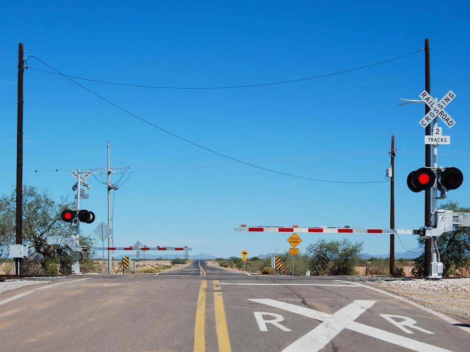 Railroad work closes two road crossings
