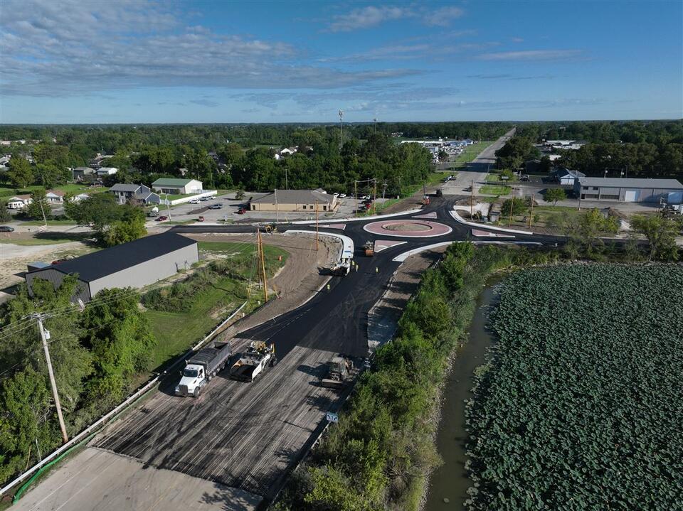 Dry weather bodes well for roundabout project, Labor Day activities ...