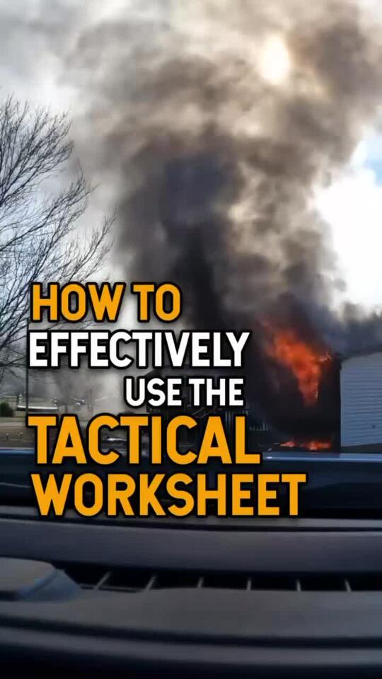 How to track the fireground on a tactical worksheet A good incident ...
