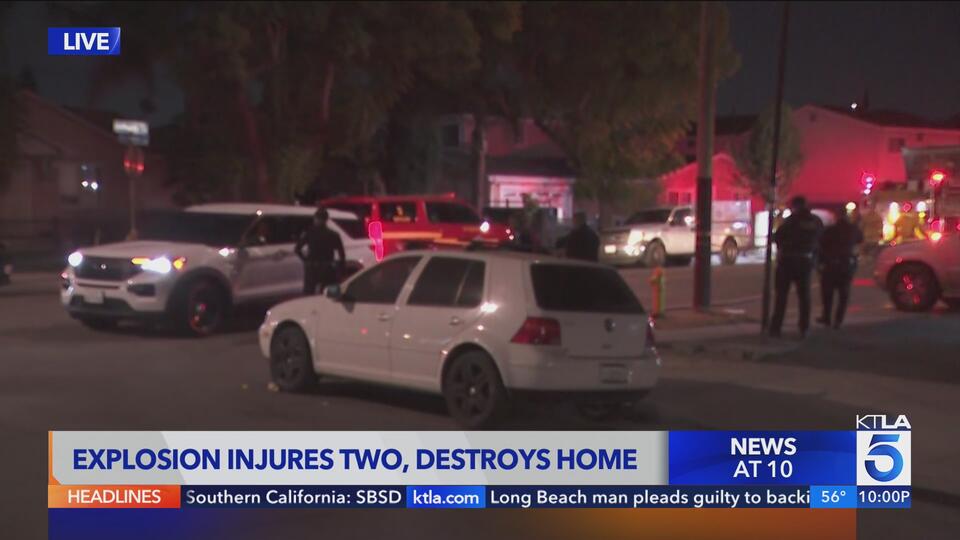 2 hurt in explosion, fire in Southern California - NewsBreak