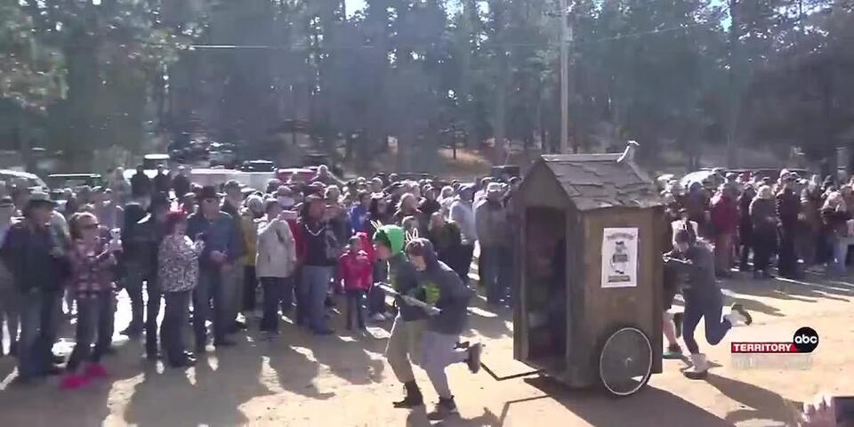 Outhouse Races draw sizable crowd, raise thousands for charity - NewsBreak