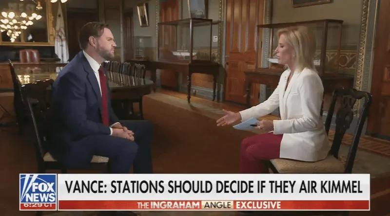 'Why should the government chime in?': Fox News host presses JD Vance over Kimmel - NewsBreak