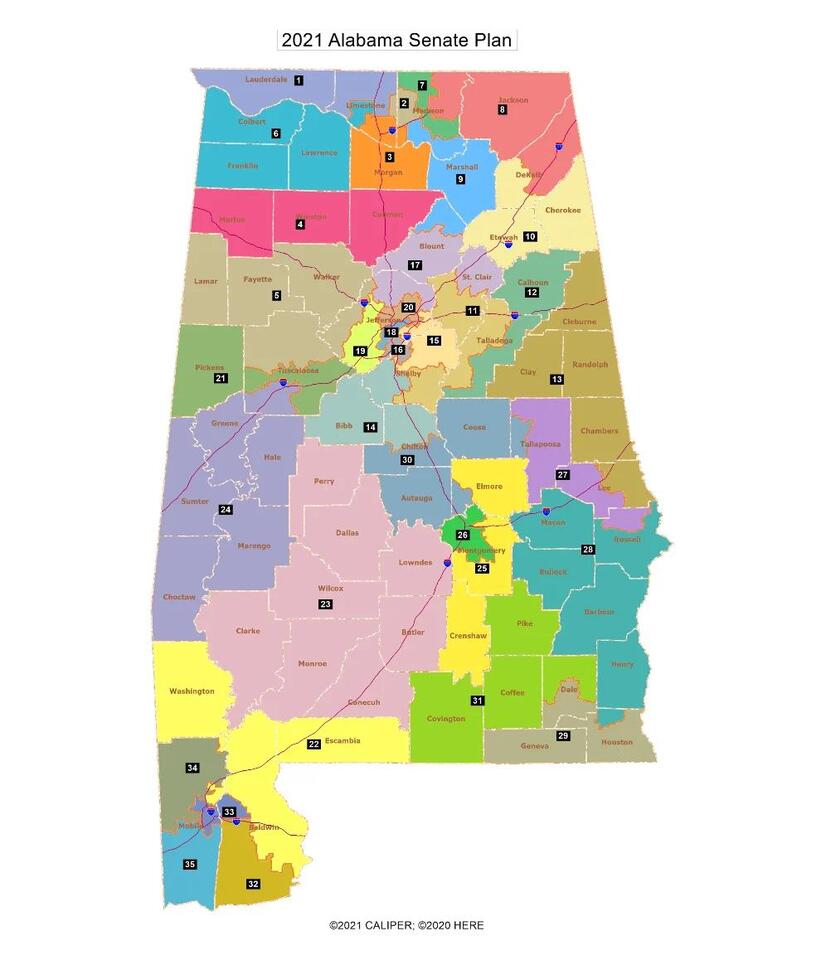 Federal court: Alabama can use State Senate map passed in 2021 - NewsBreak