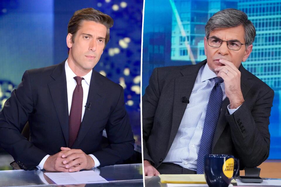 ABC hits back at ‘tired’ David Muir and George Stephanopoulos feud ...