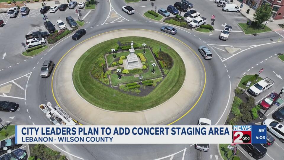 Lebanon plans to enhance downtown square with green space, staging area ...