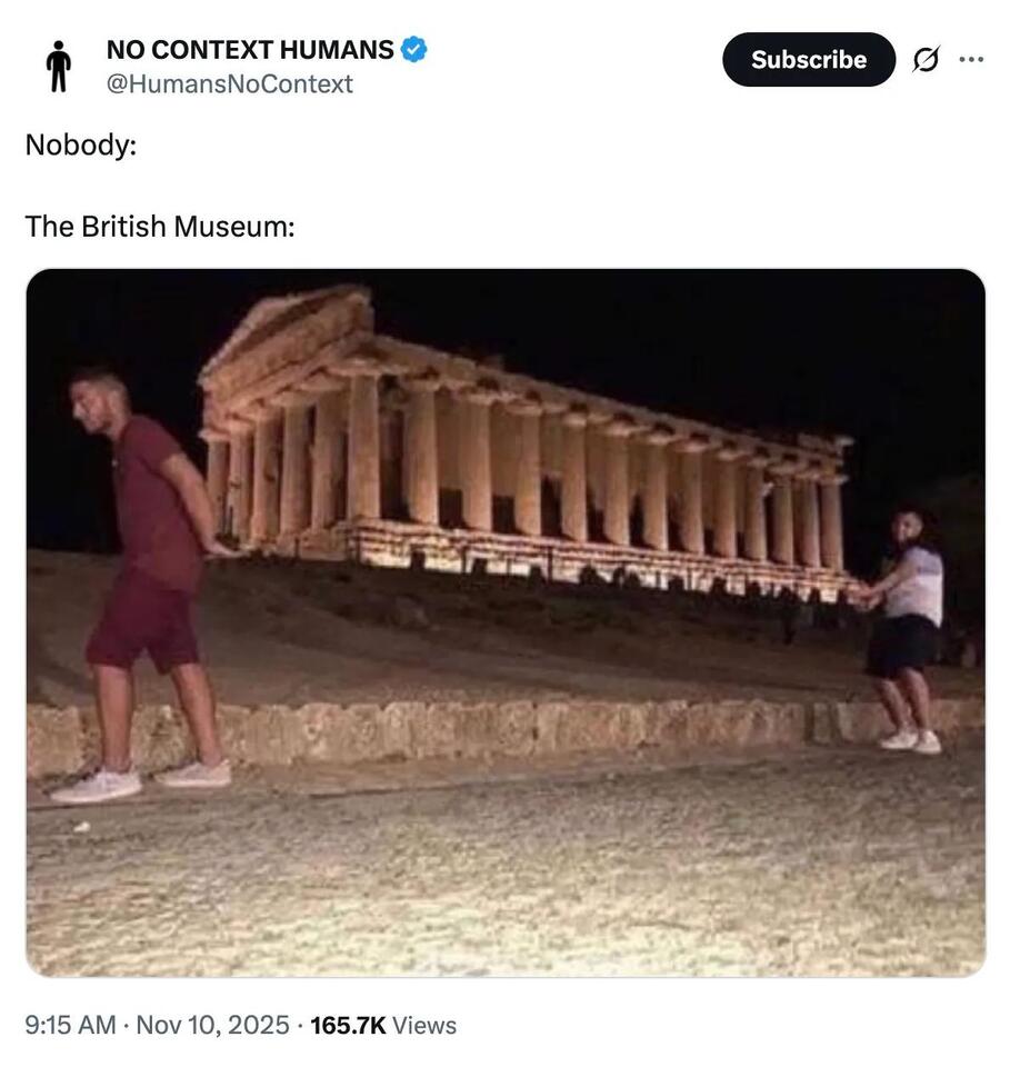 Can We Meme the British Museum Into Doing the Right Thing? - NewsBreak