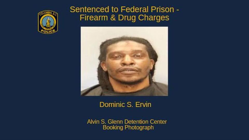 Columbia Man Sentenced To 11 Years For Firearm Possession And Drug