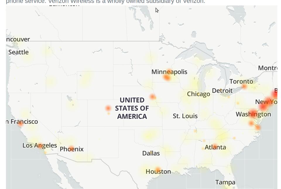 Verizon outages reported across the US - NewsBreak