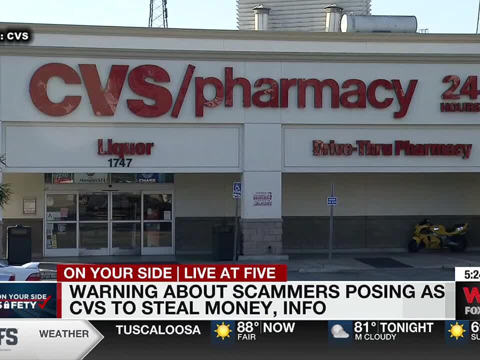 Warning about scammer posing as CVS to steal money, info