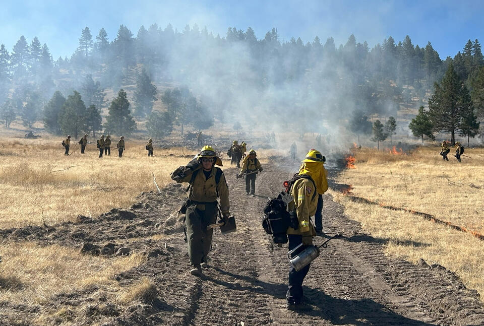 Cal-FIRE LMU Completes Prescribed Burn with the Aid of Drone Technology ...