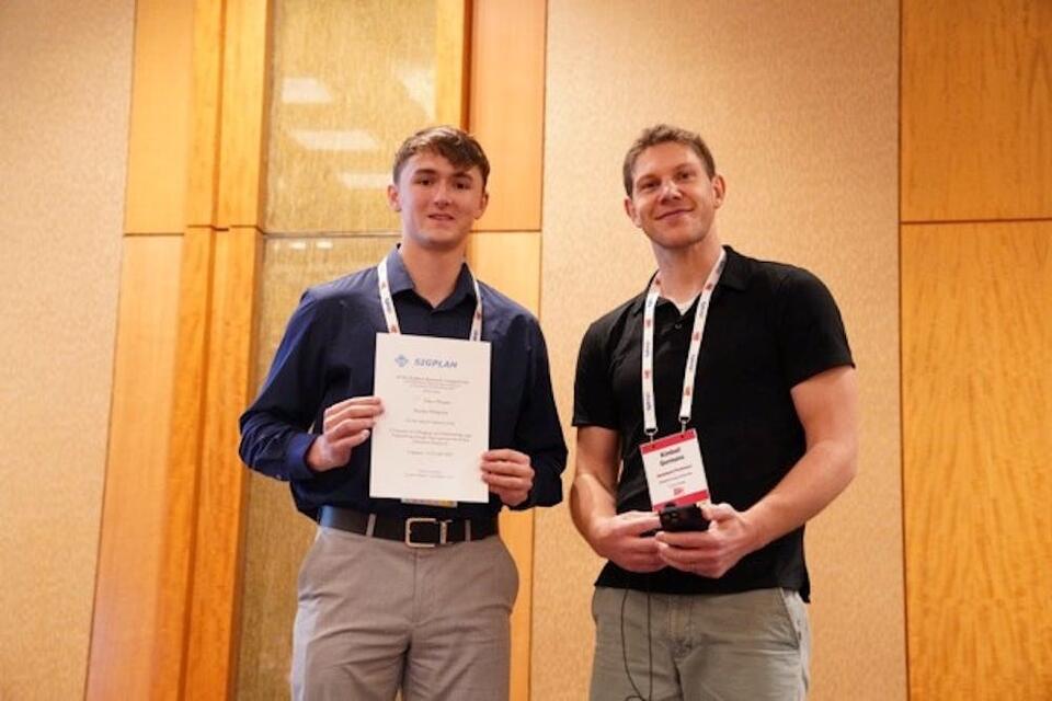 Seton Hall computer science students present research on the ...